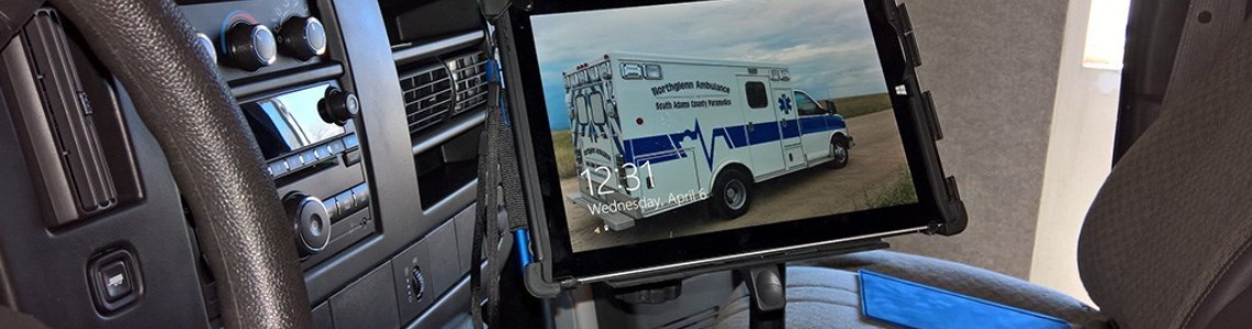 EMS Patient Care Using Surface Tablets with Rugged Case | MobileDemand