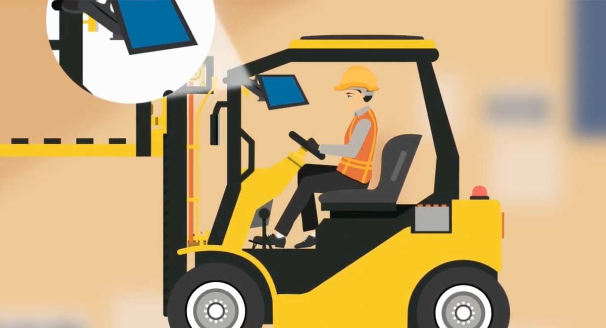 All-In-One Forklift Tablet Mount System | MobileDemand